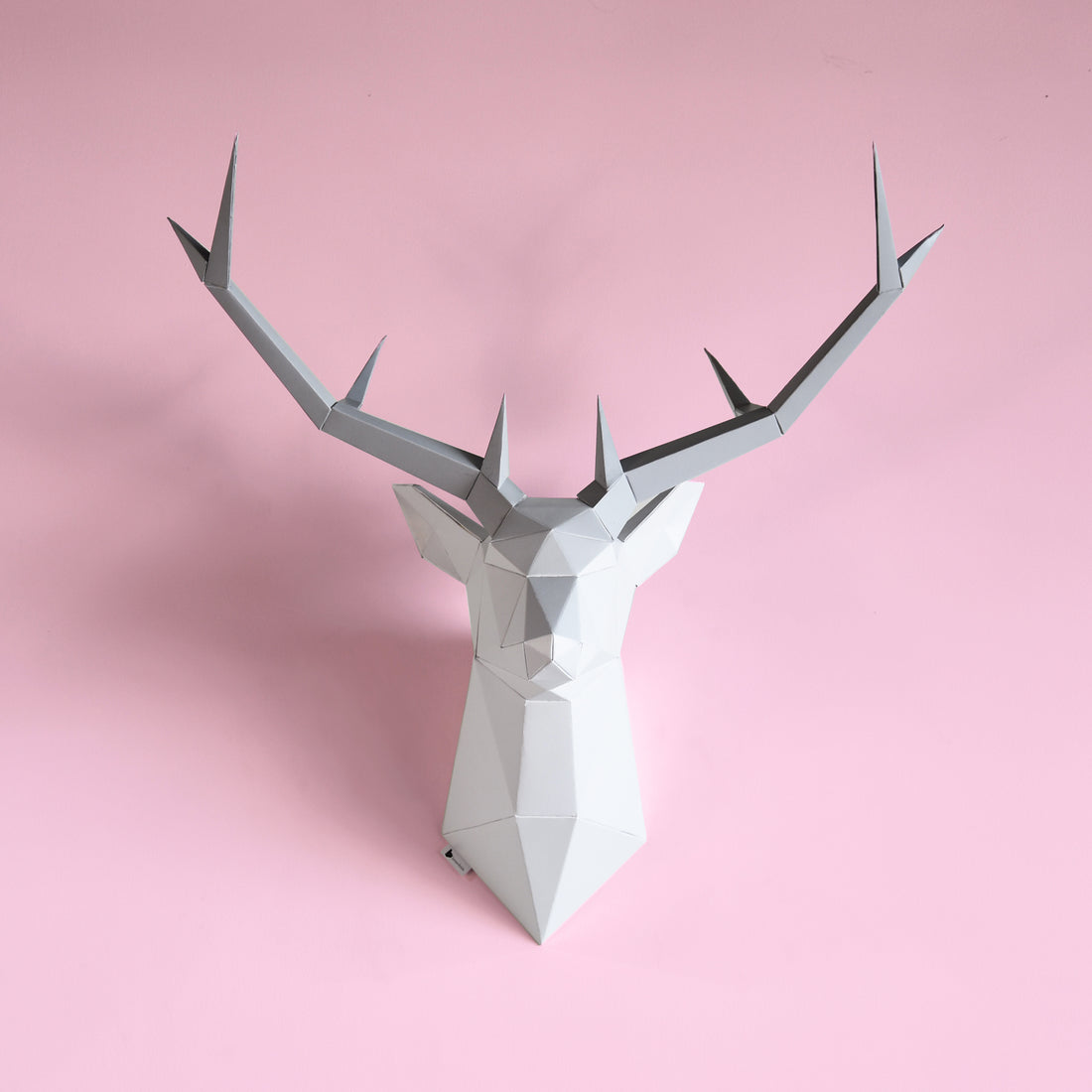 DIY Paper Wall Trophy; Origami Deer Wall Art; Pre-cut and Scored Paper ...